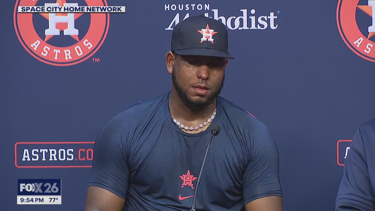 Astros react to no-hitter pitched by Ronel Blanco | FOX 26 Houston