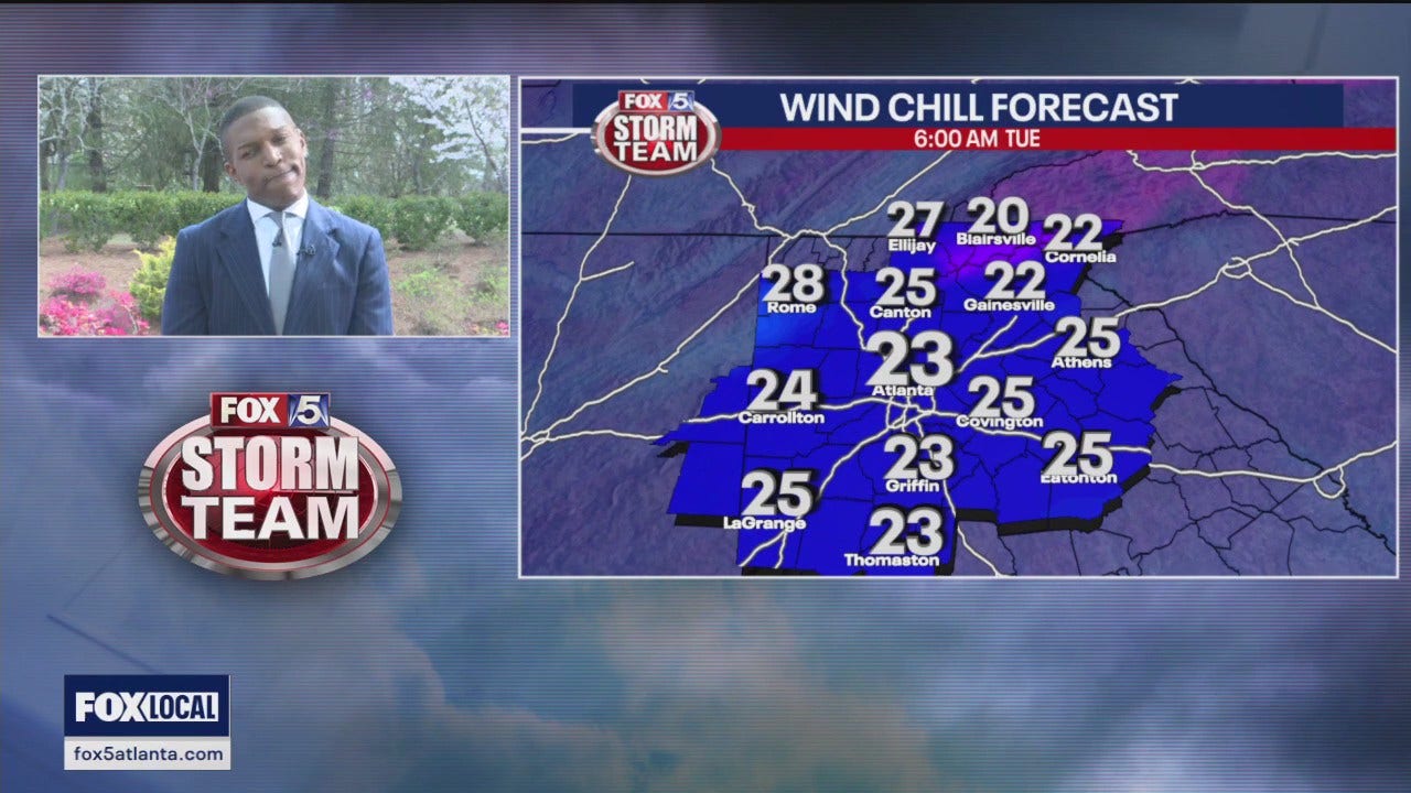 Monday midday weather forecast | FOX 5 Atlanta