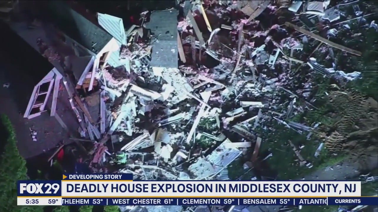 Deadly house explosion in New Jersey neighborhood | FOX 29 Philadelphia