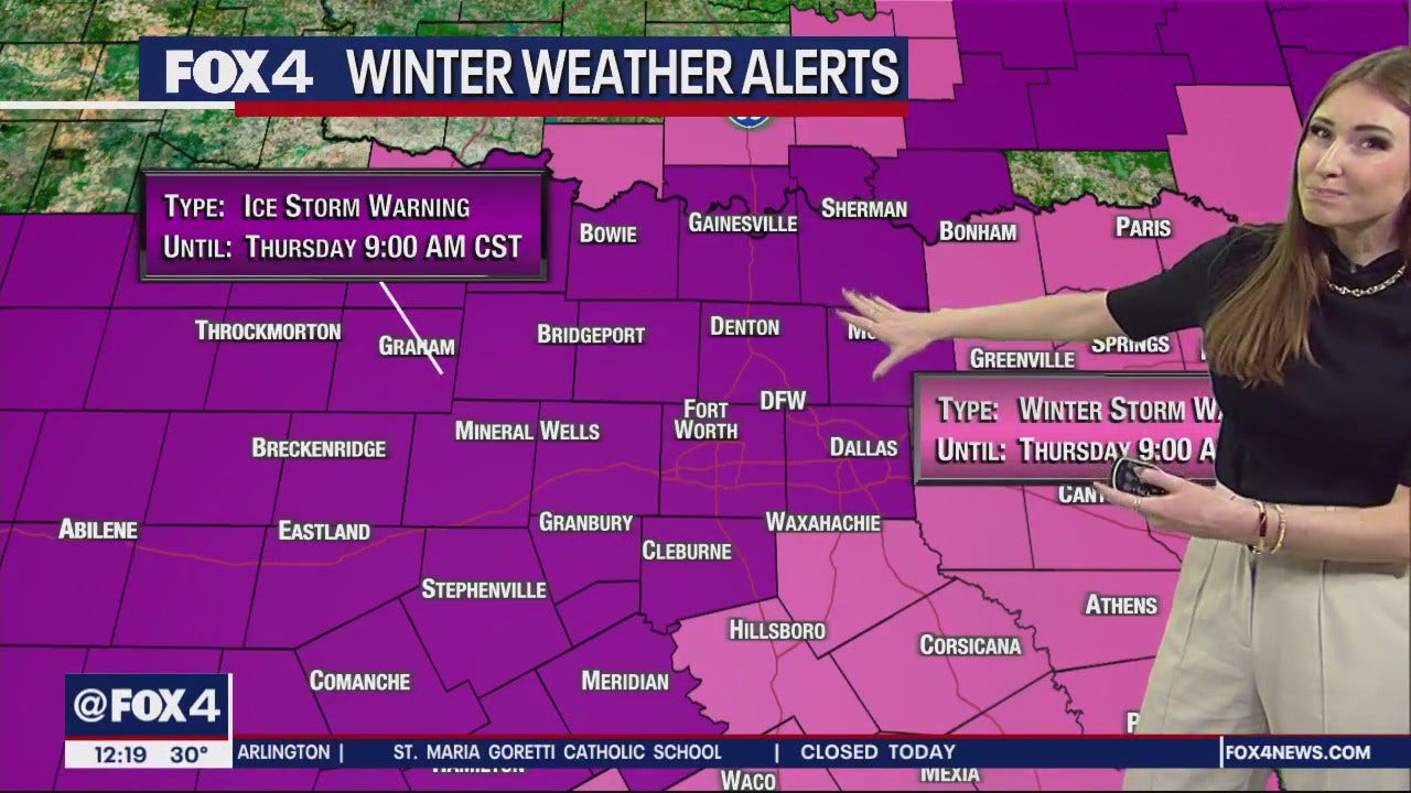 Dallas weather: Feb. 1 afternoon forecast | FOX 4 Dallas-Fort Worth