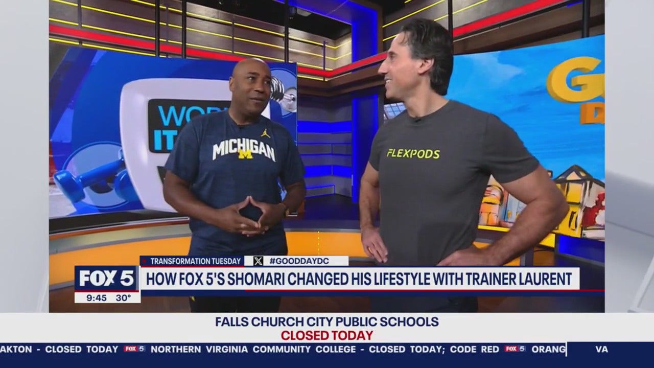 How FOX 5's Shomari Stone changed his lifestyle with trainer Laurent ...
