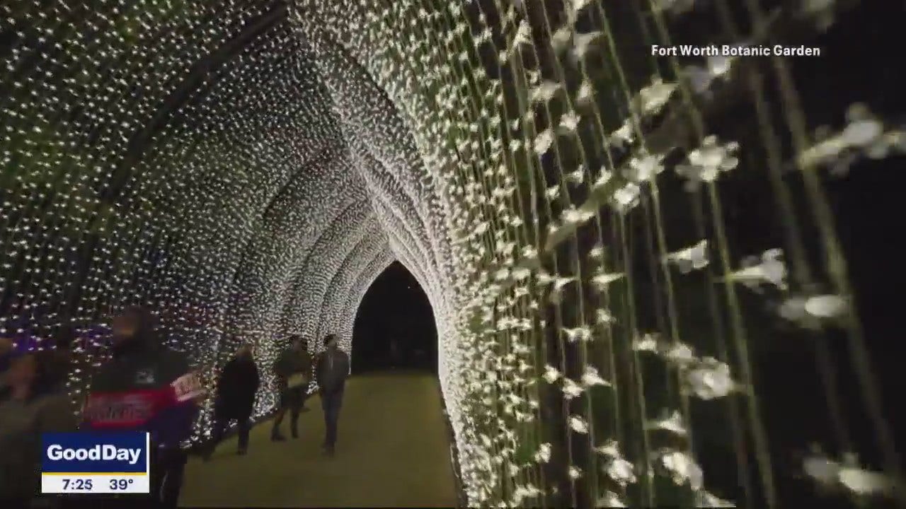 Lightscape returns to Fort Worth Botanic Garden | FOX 4 Dallas-Fort Worth