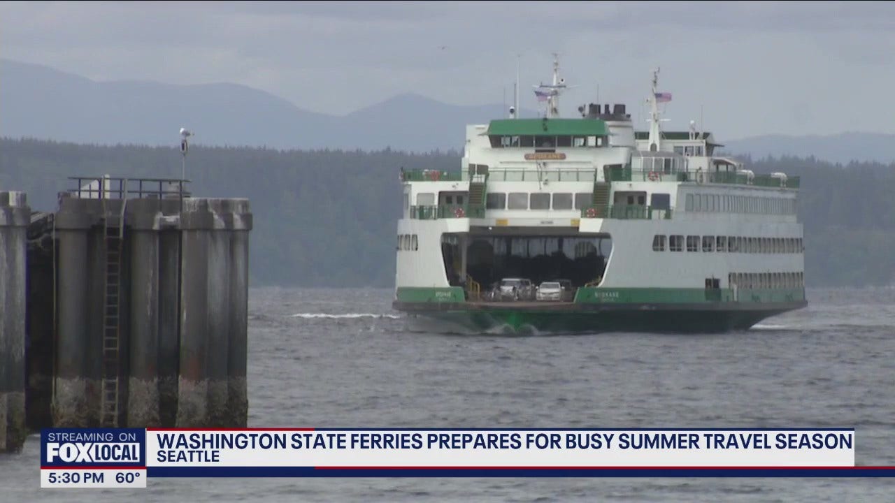 Washington ferries prepare for busy summer travel season | FOX 13 Seattle