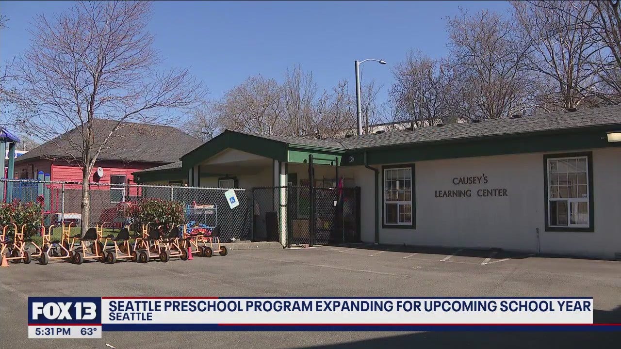 Seattle preschool program expands ahead of 2024 school year | FOX 13 Seattle