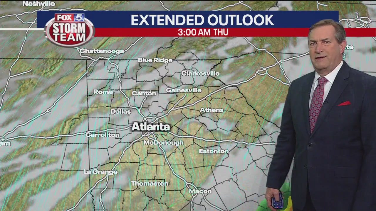 Atlanta rain chance on Thursday | FOX 5 Atlanta