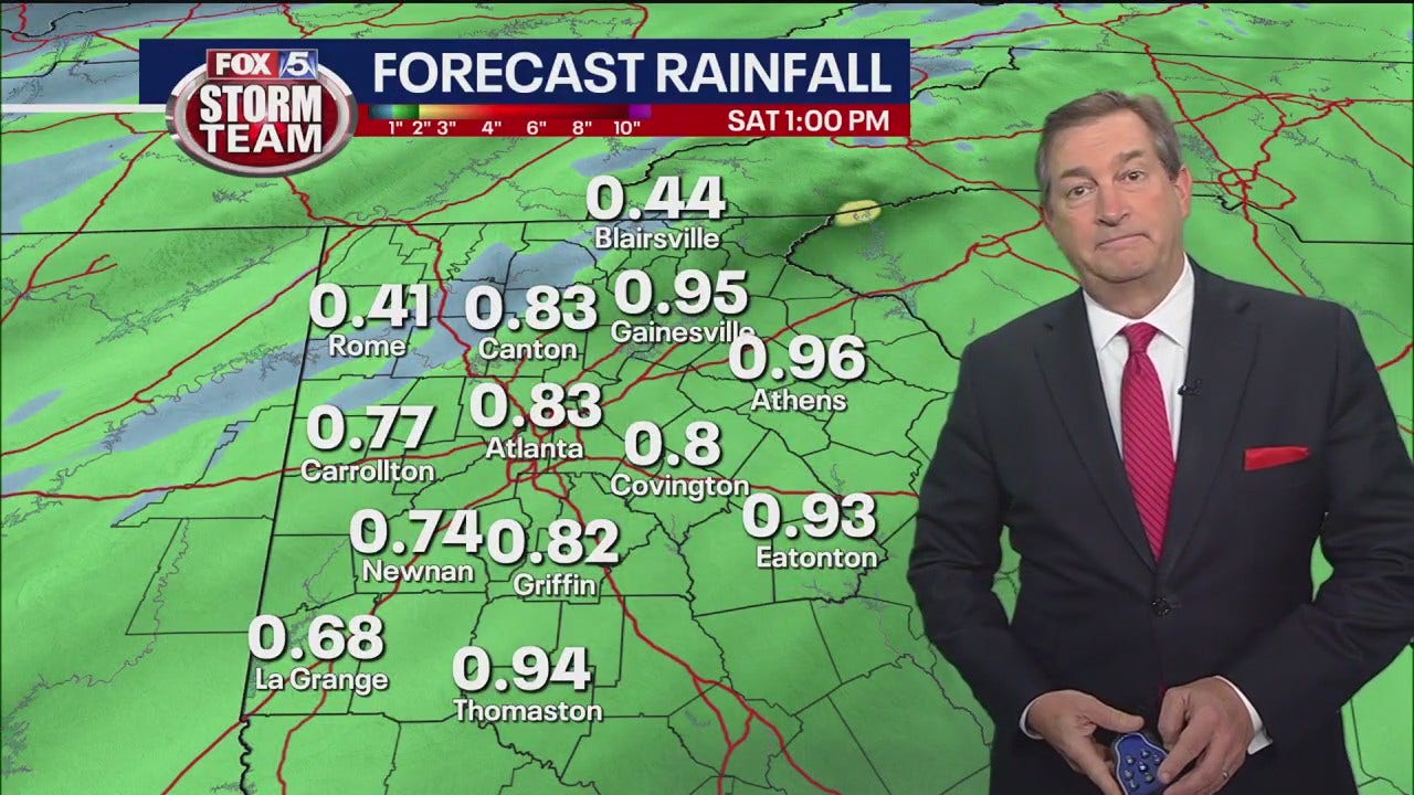 Friday evening weather forecast | FOX 5 Atlanta
