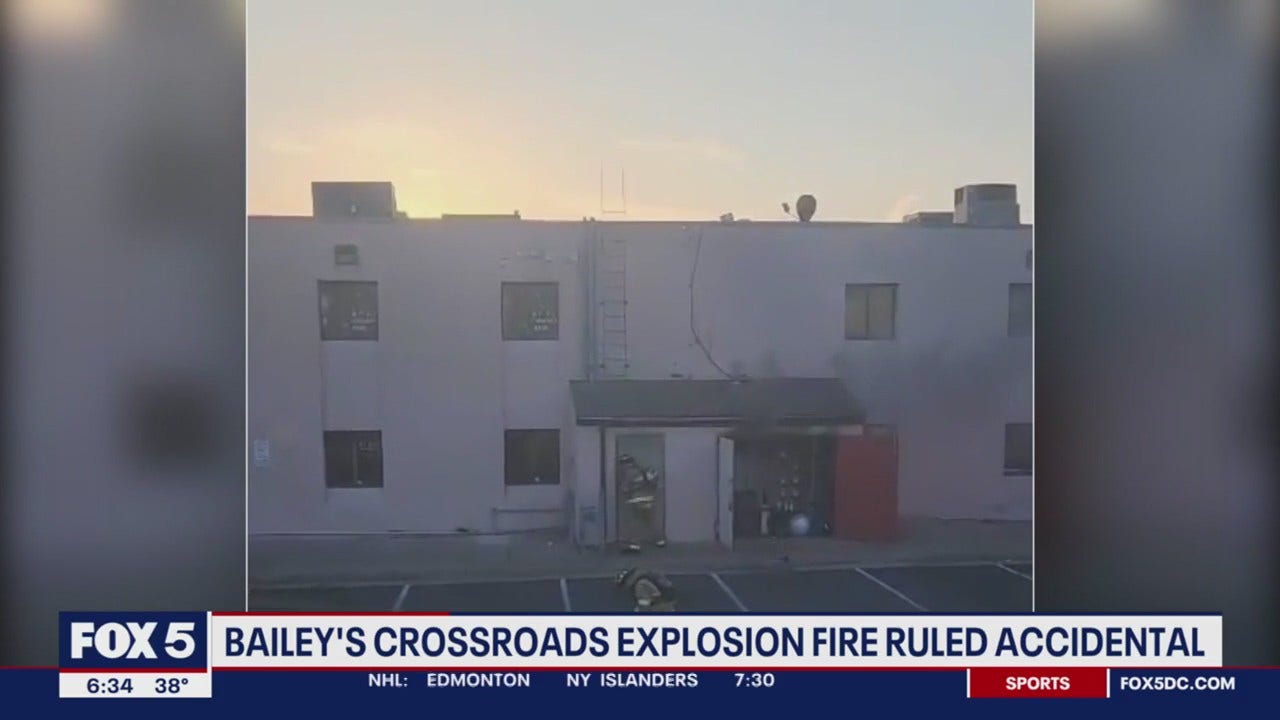 Bailey's Crossroads explosion fire ruled accidental | FOX 5 DC