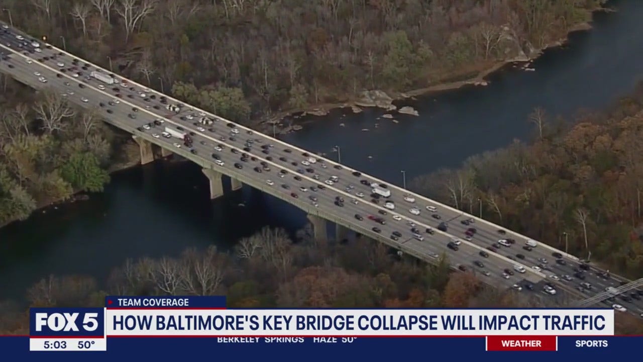 Baltimore's Key bridge collapse's impact on traffic | FOX 5 DC