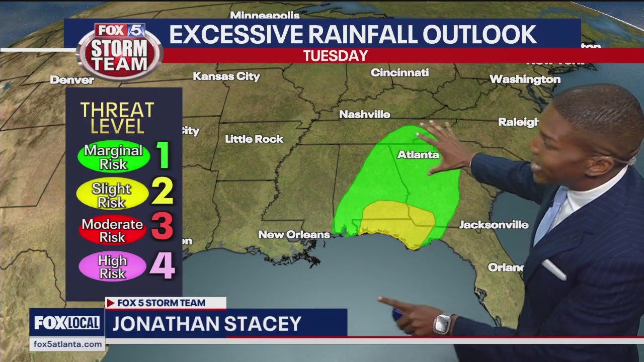 Monday midday weather forecast | FOX 5 Atlanta