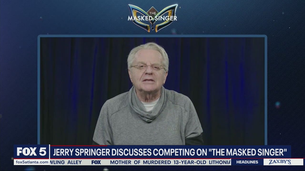 Jerry Springer Discusses His Masked Singer Reveal Fox 5 Atlanta