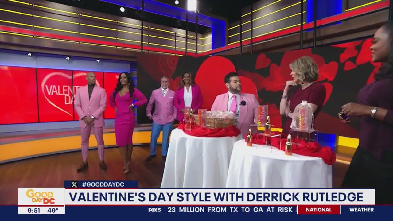 Valentine's Day Style Showcase with Derrick Rutledge | FOX 5 DC