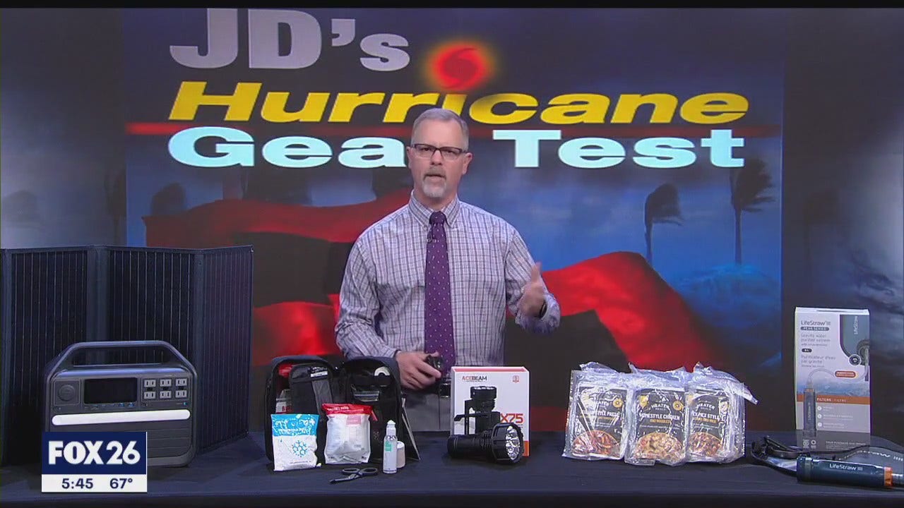 JD's Hurricane Gear Test: Hurricane Kit basics must haves | FOX 26 Houston