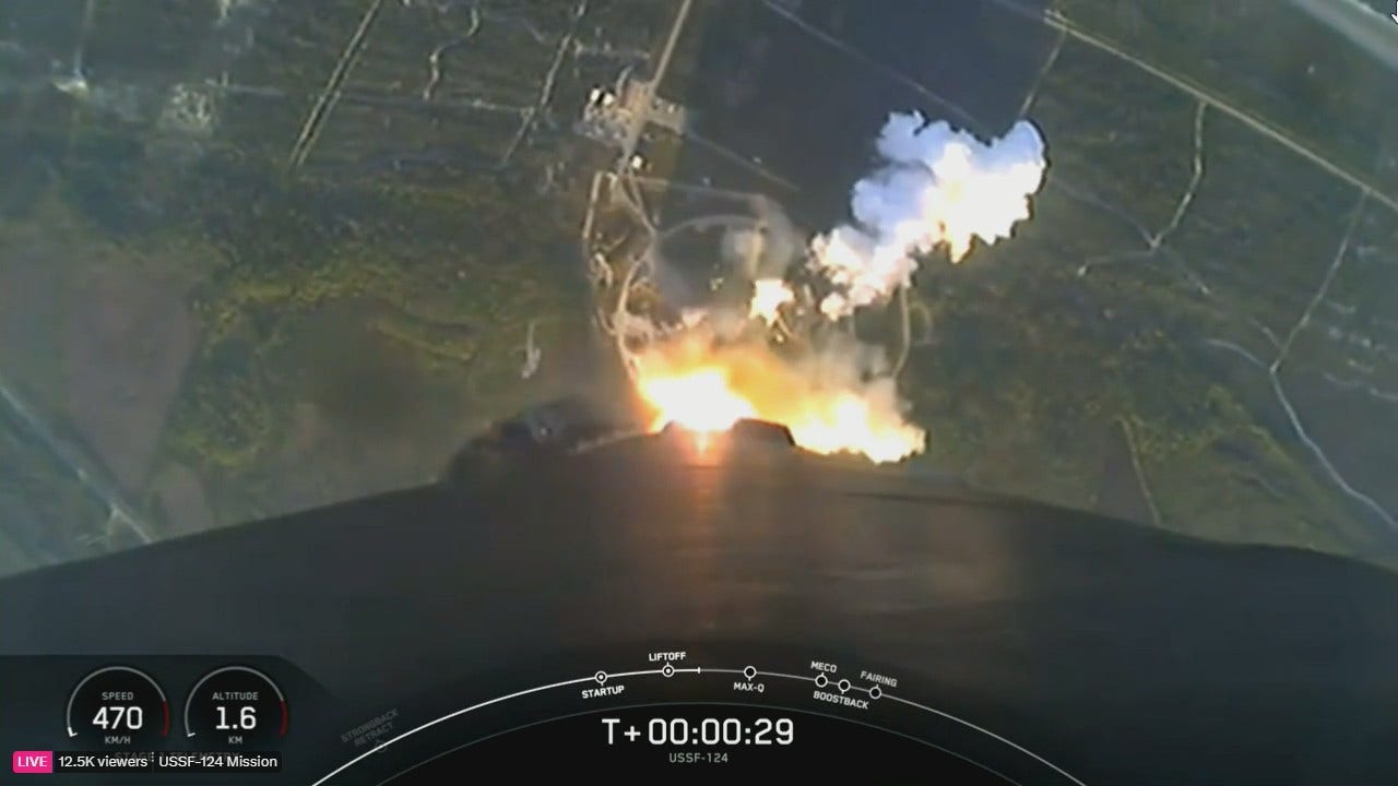 SpaceX launches USSF-124 mission from Florida | FOX 35 Orlando