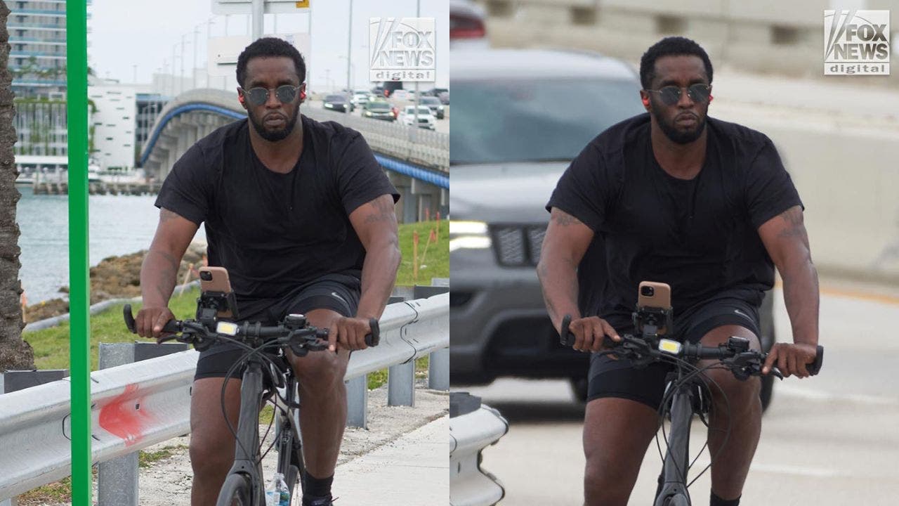 Diddy spotted riding bike in Miami | FOX 11 Los Angeles