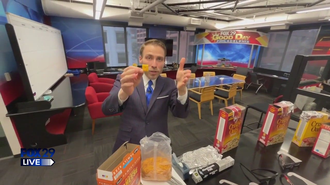 FOX 29 LIVE: Drew's homemade solar eclipse viewing kits | FOX 29 ...