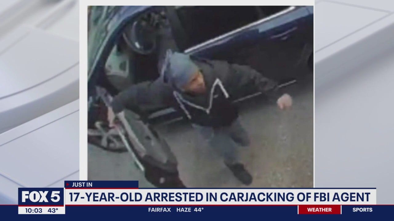 17-year-old arrested, charged with carjacking FBI agent in DC | FOX 5 DC