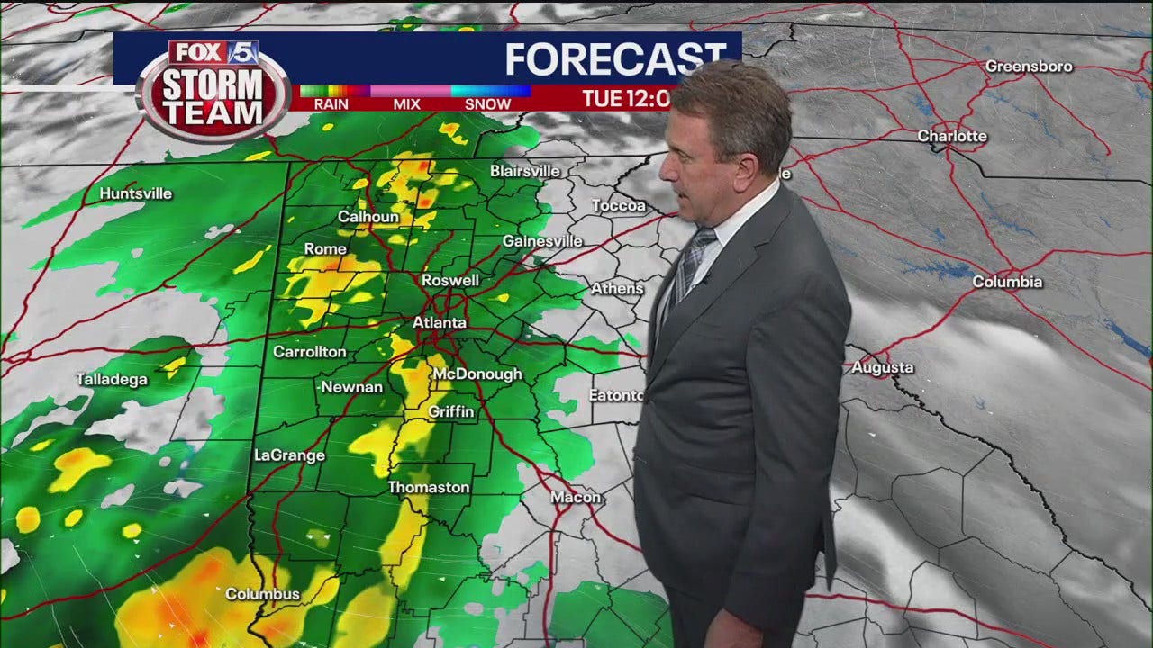 Tuesday midday weather forecast | FOX 5 Atlanta