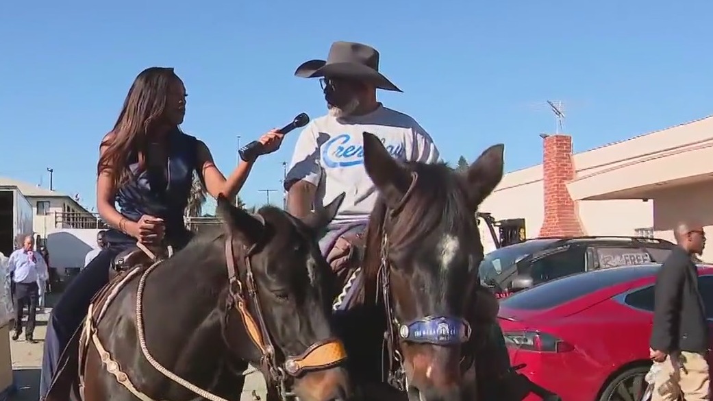 Inside the Jackson Limousine annual turkey & grocery giveaway | FOX 11 ...