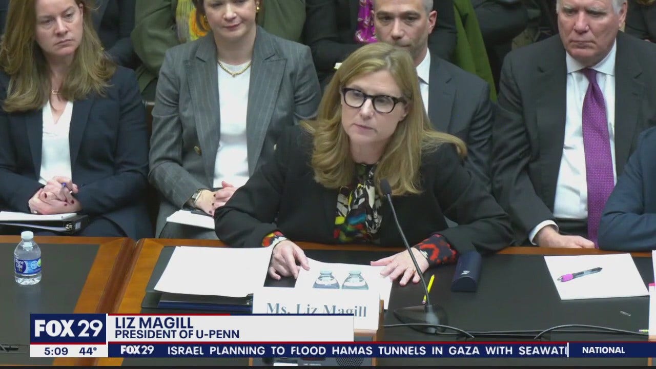UPenn President Liz Magill testifies on Capitol Hill about antisemitism ...