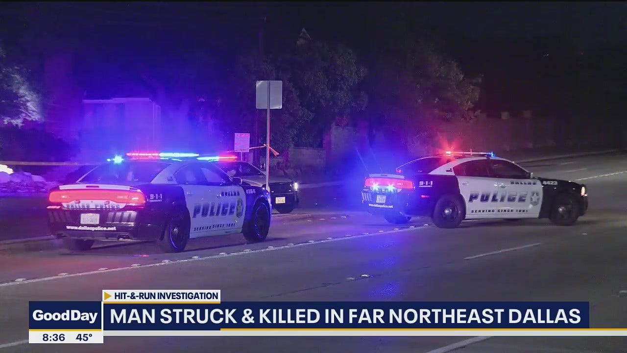 Man struck and killed in hit-and-run crash in Dallas | FOX 4 Dallas ...