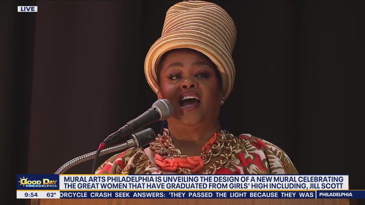 Jill Scott celebrates new Girls' High mural | FOX 29 Philadelphia