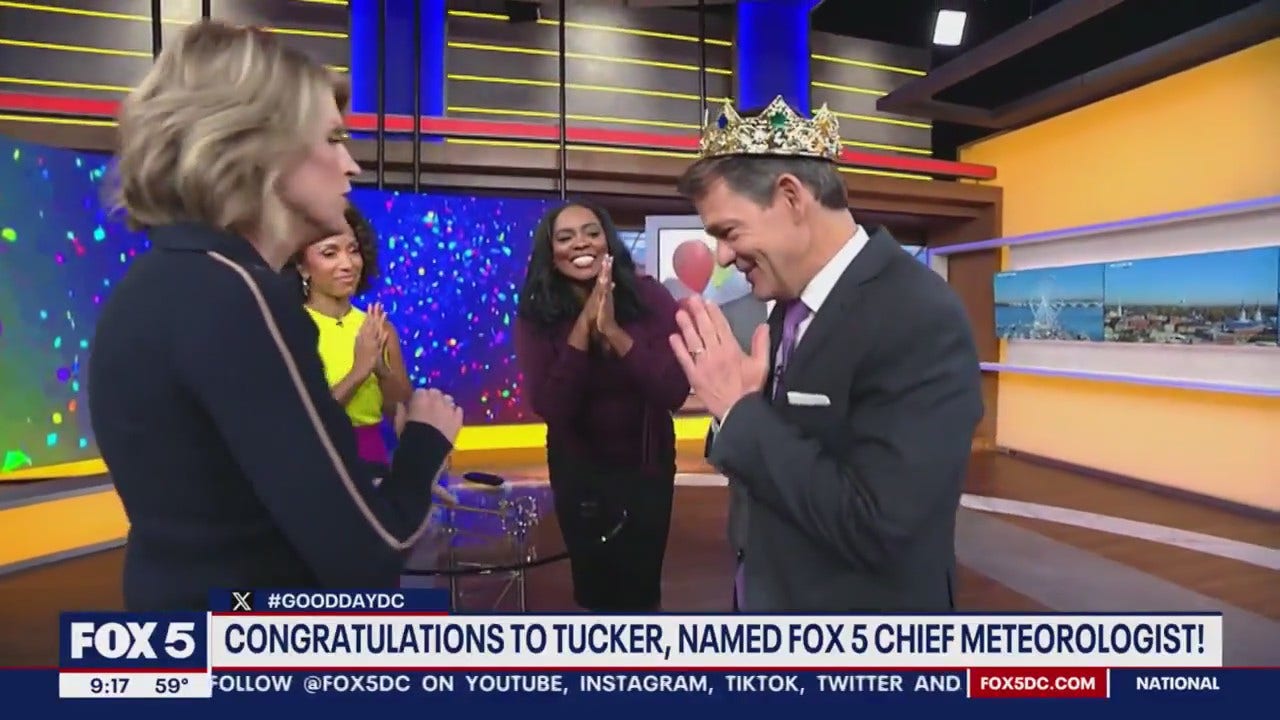 Tucker Barnes crowned chief meteorologist | FOX 5 DC