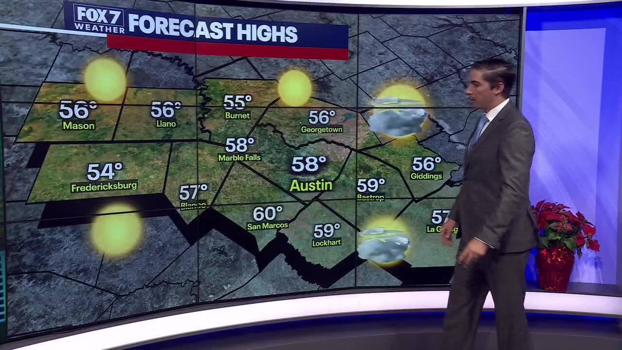 Austin weather: Chilly Christmas Day | FOX 7 Austin