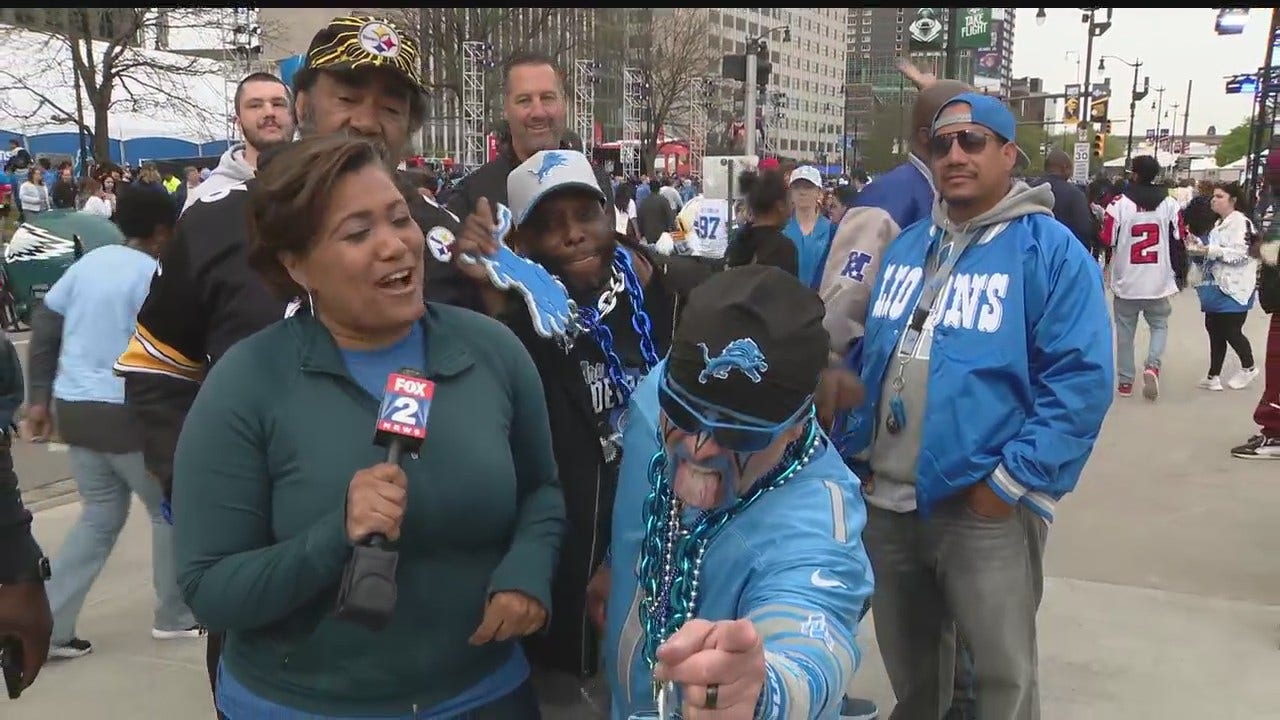 NFL Draft Detroit fan outfits | FOX 2 Detroit