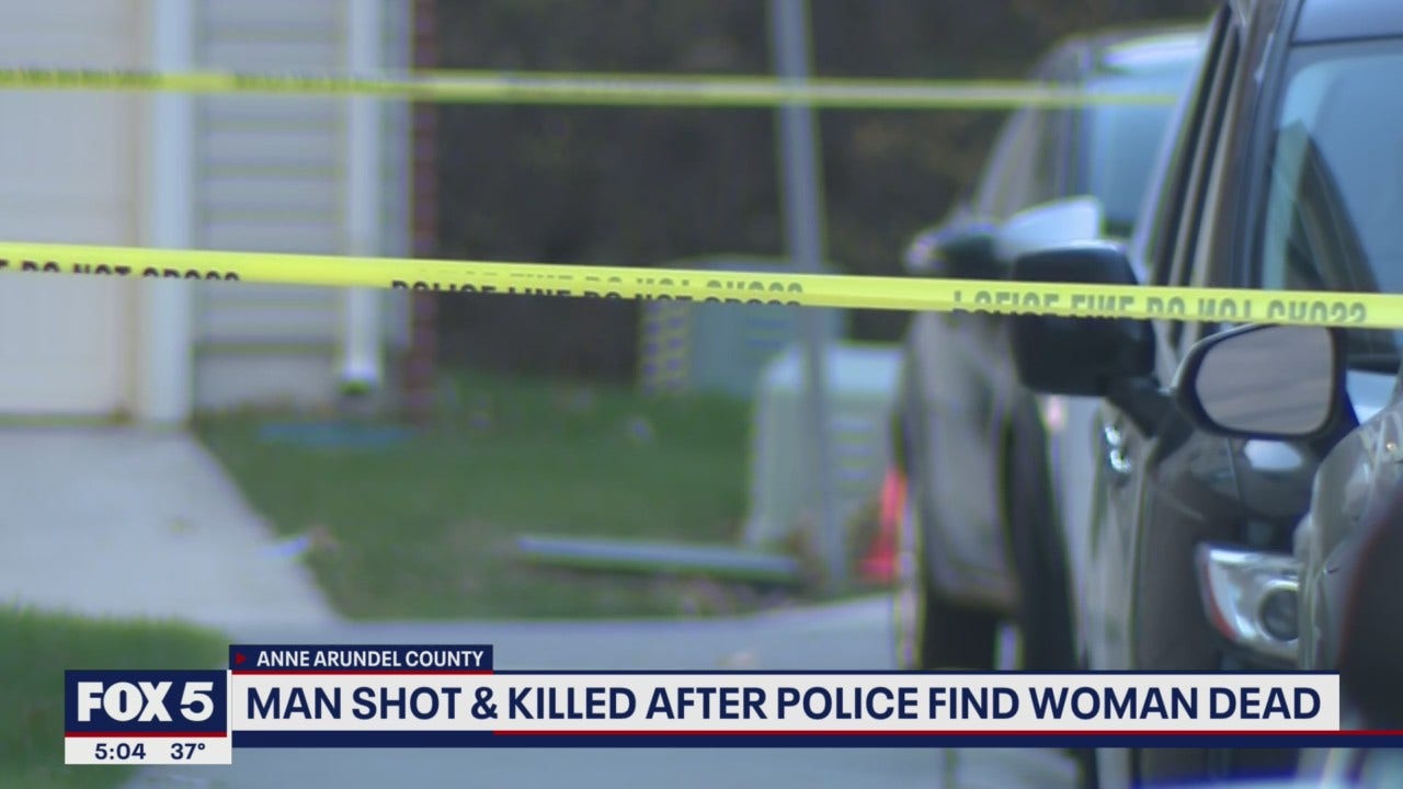 Anne Arundel County Police Shot Glen Burnie Man Woman Found Dead In