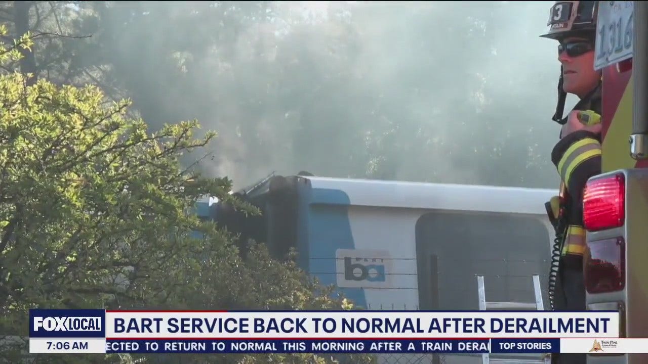 BART service back to normal after derailment | KTVU FOX 2