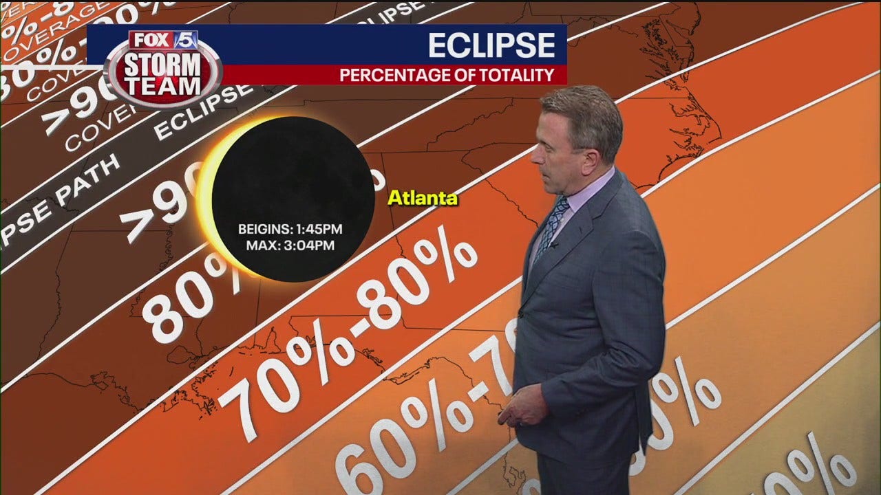 Eclipse forecast for Atlanta | FOX 5 Atlanta