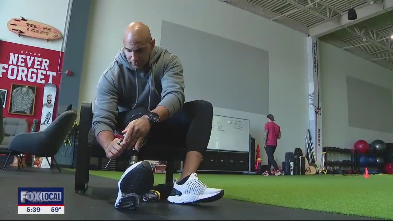 Man who lost leg after motorcycle crash shares story | FOX 4 Dallas ...