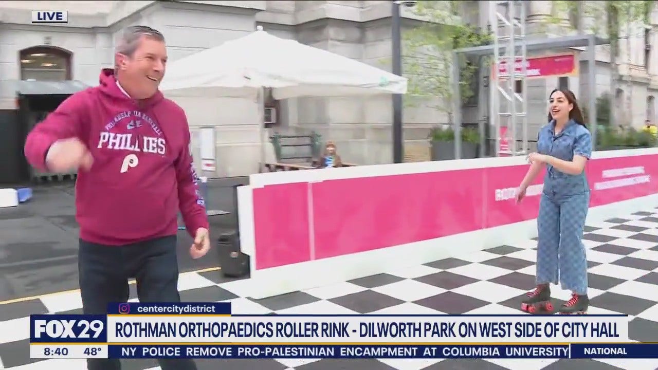 Rothman Orthopedics Roller Rink holds grand opening | FOX 29 Philadelphia