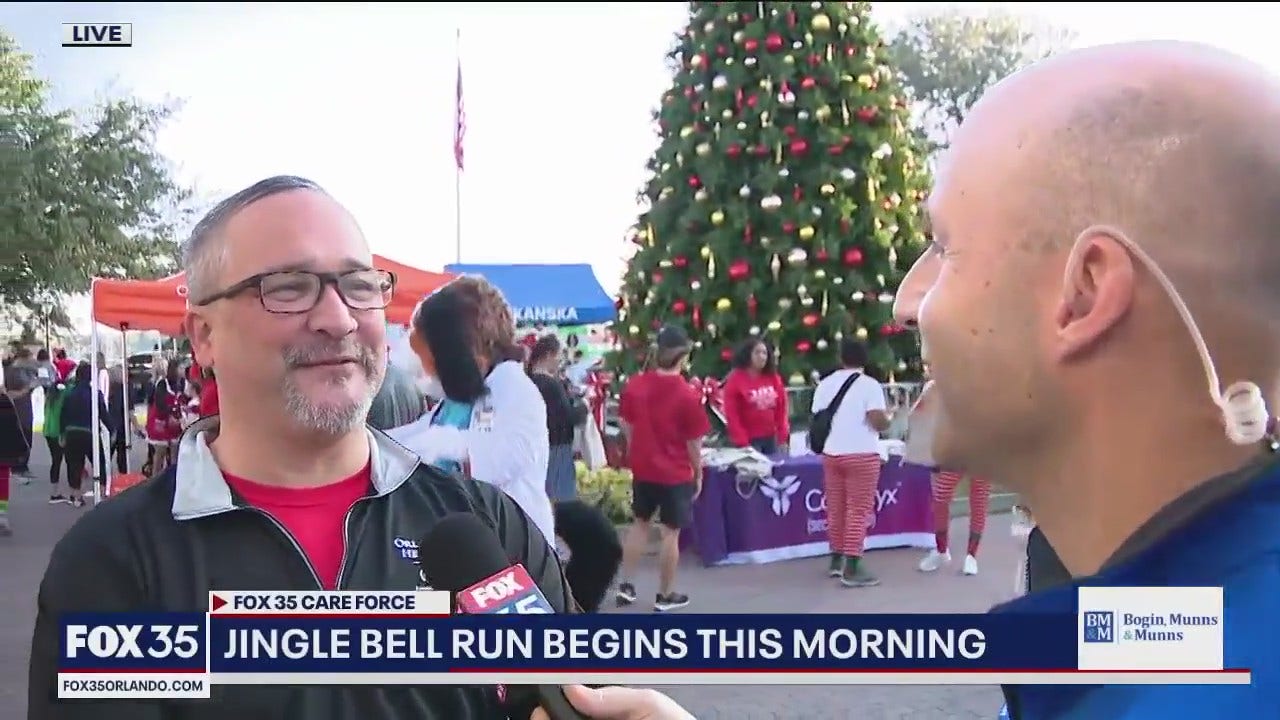 Annual Jingle Bell Run kicks off in Baldwin Park | FOX 51 Gainesville