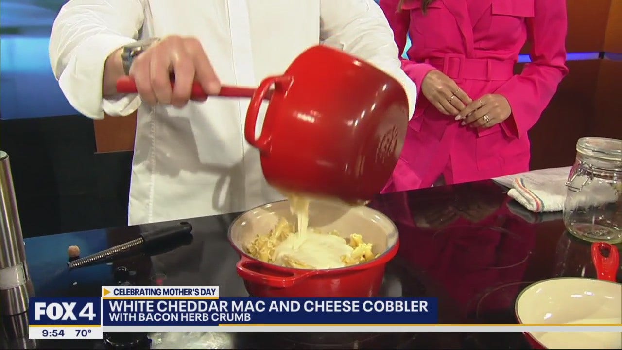 White Cheddar Mac and Cheese Cobbler | FOX 4 Dallas-Fort Worth