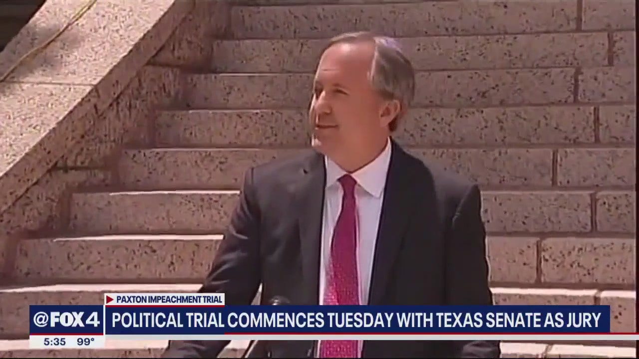 Ken Paxton Impeachment Stage Is Set For Historic Trial Fox 4 Dallas