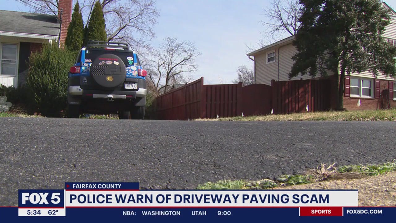 Police warn of driveway paving scam | FOX 5 DC