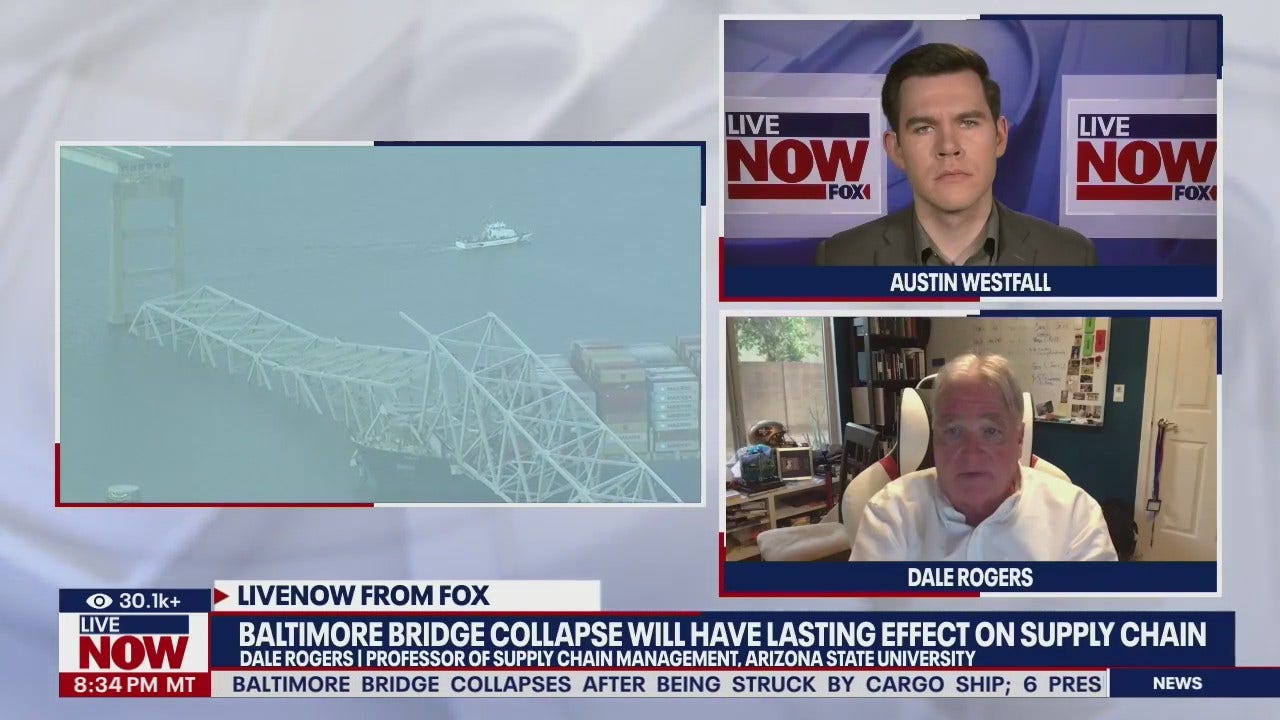 Supply chain effects of Baltimore bridge collapse | LiveNOW from FOX