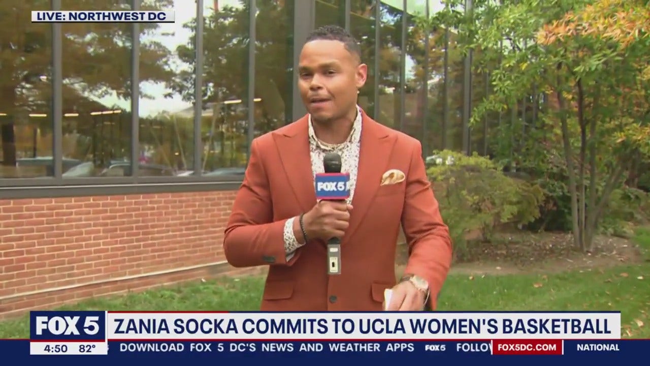 FOX 5 News at 4, Chad Ricardo covers the commitment of Sidwell's Zania ...