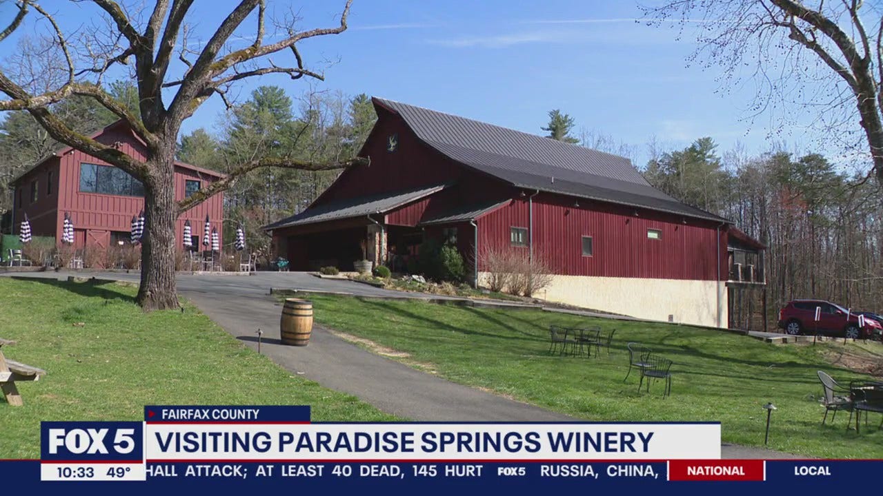 Visiting Paradise Spring Winery in Clifton, Virginia | FOX 5 DC