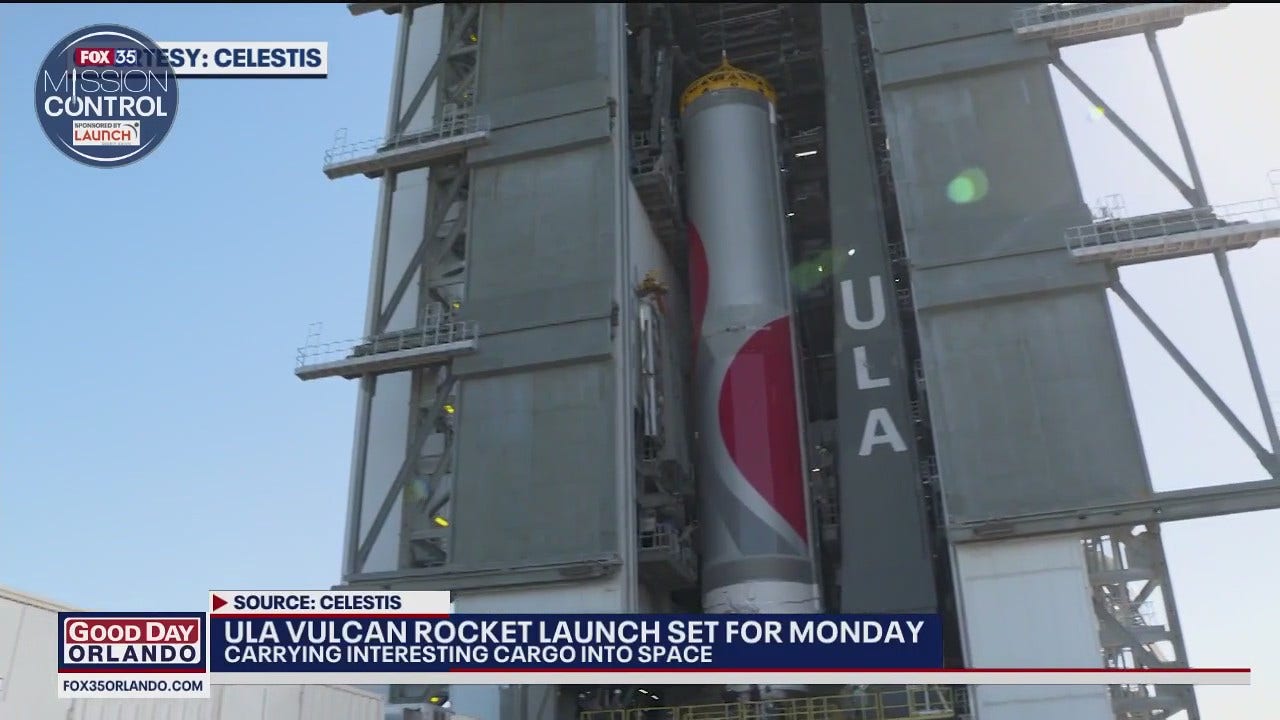 ULA Vulcan rocket launch set for Monday | FOX 35 Orlando