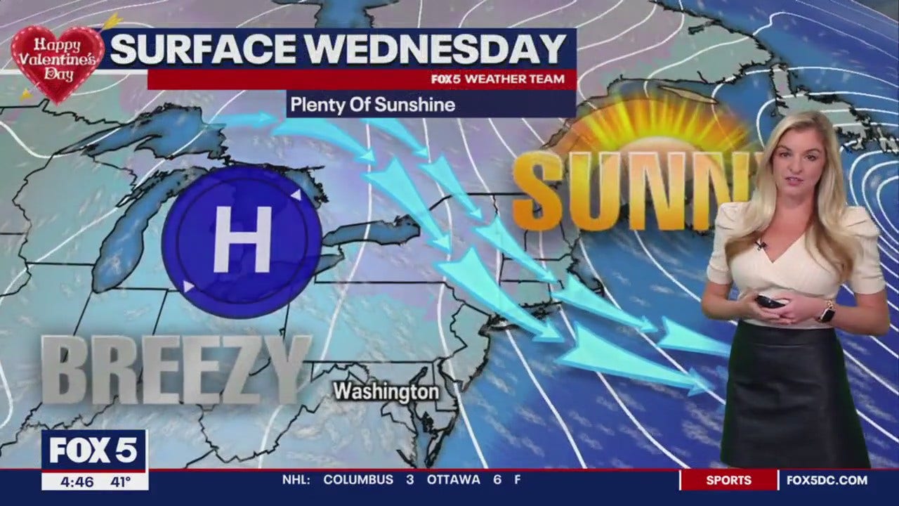 FOX 5 Weather forecast for Wednesday, February 14 | FOX 5 DC