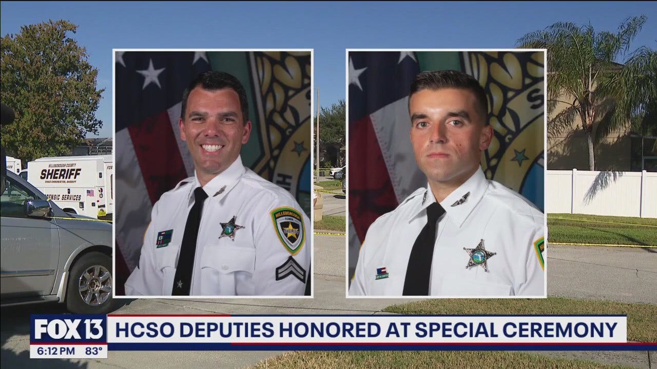 HCSO deputies honored at special ceremony | FOX 13 Tampa Bay