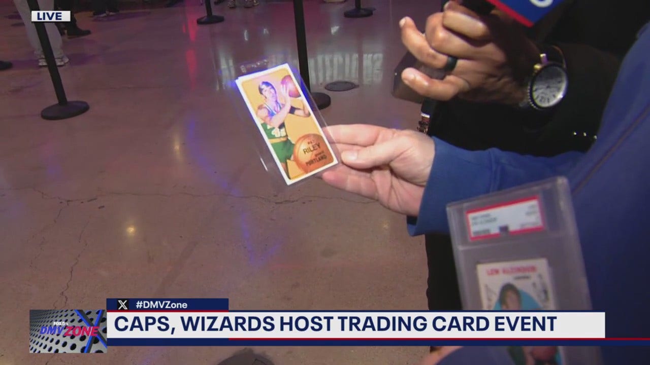 Caps, Wizards host trading card event | FOX 5 DC