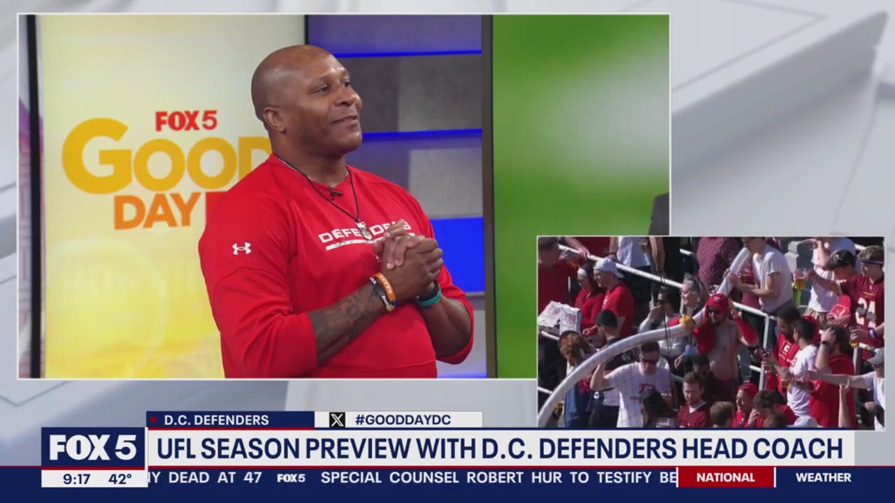 UFL Season preview with DC Defenders head coach | FOX 5 DC