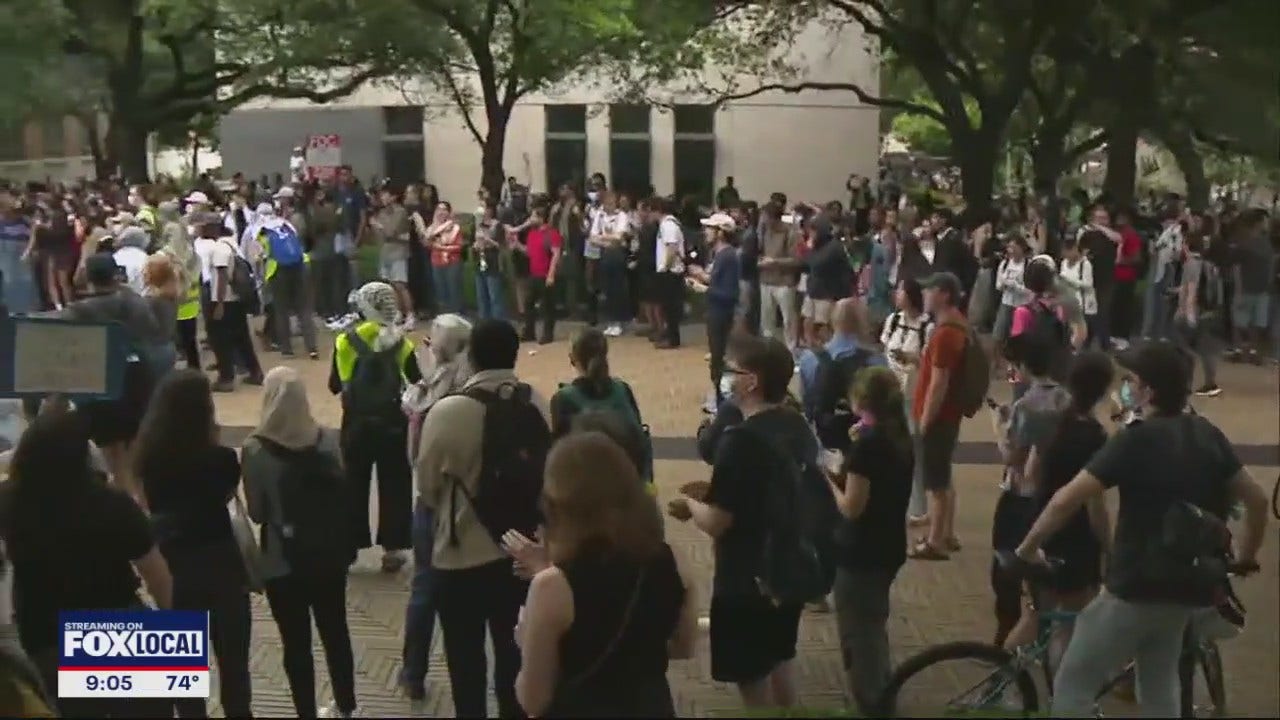 UT Austin Palestine protest leads to 34 arrests | FOX 4 Dallas-Fort Worth