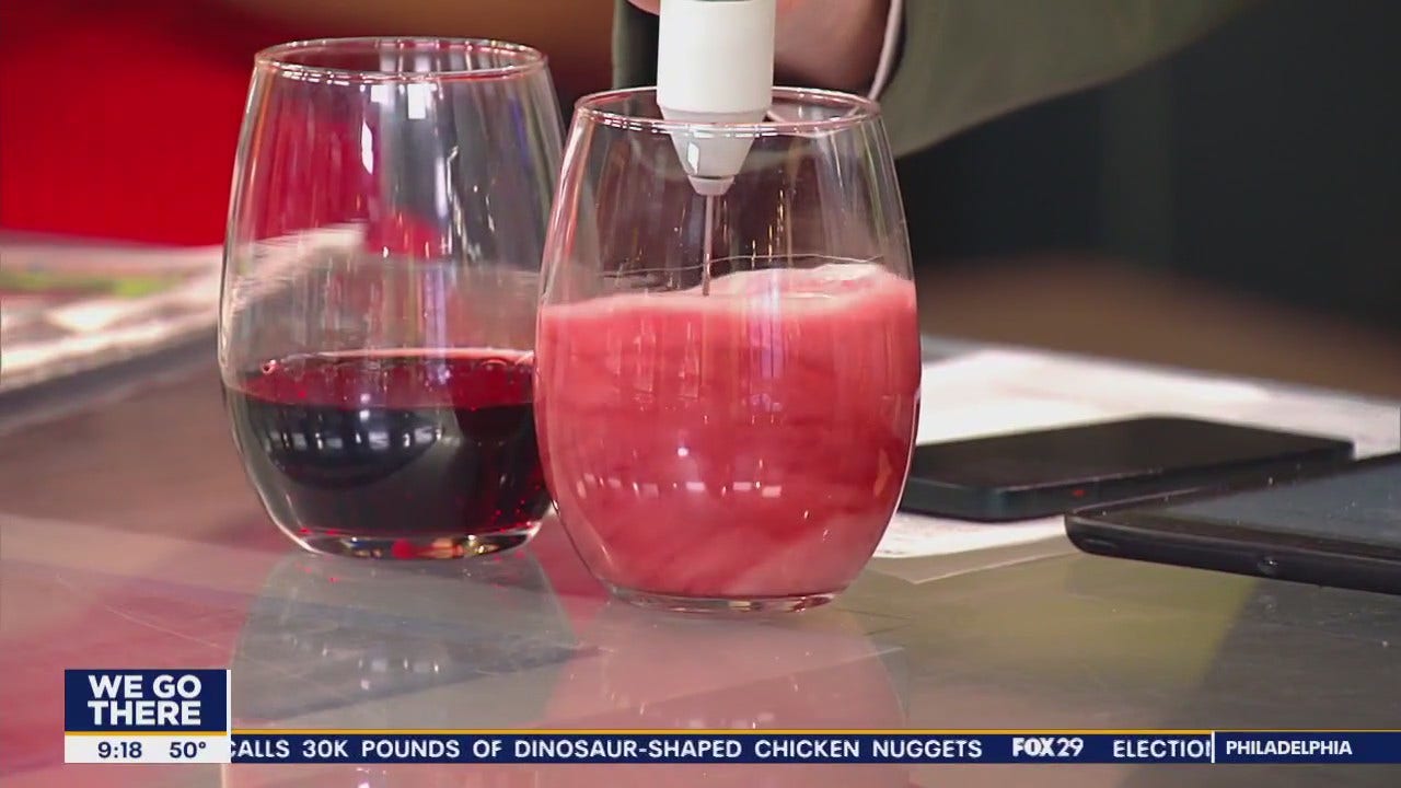 Red Wine Tricks: Does frothing your wine make it taste better? | FOX 29 ...