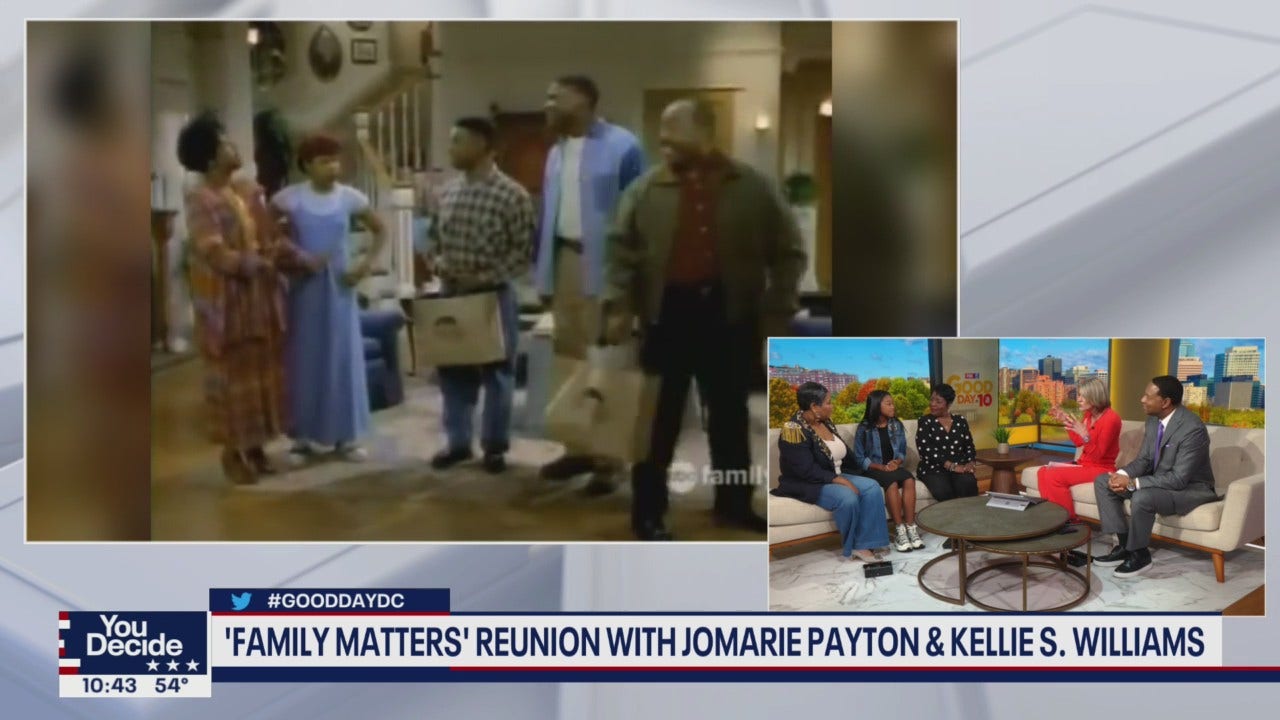 "Family Matters" reunion with Jo Marie Payton and Kellie S. Williams
