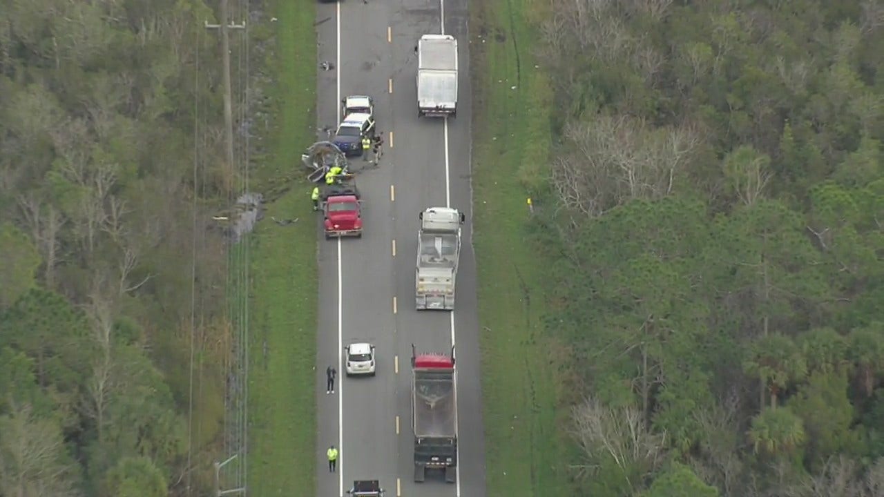 Deadly crash shuts down lane of State Road 46 | FOX 35 Orlando