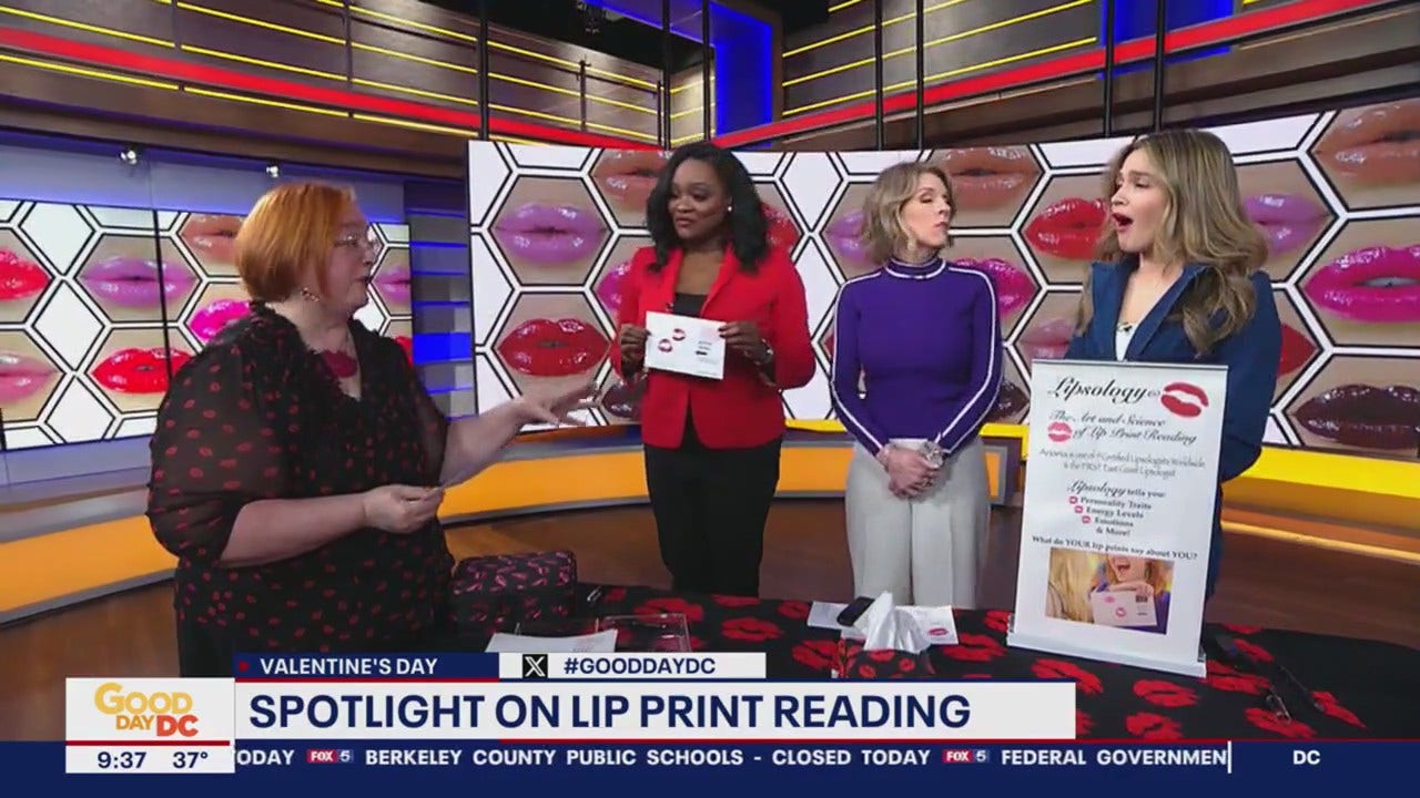 Lip print reading fun | FOX 5 DC